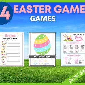 Ultimate Easter Games Bundle for Kids & Adults Printable - Etsy