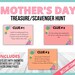Mothers Day Scavenger Hunt Clues Mothers Day Treasure Hunt - Etsy