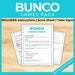 Bunco Printable Scorecards and Rules, Bunco Game Rules, Table Signs ...