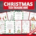 Indoor Christmas Treasure Hunt for Older Kids, Christmas Scavenger Hunt ...
