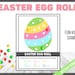 Kids Easter Egg Roll Game, Easter Kids Games Printable , Easter Egg ...