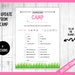 Printable Letter From Camp, Summer Camp Stationery, Kids Summer Camp ...