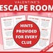Valentines Day Escape Room, Printable Treasure Hunt, Kids Valentines ...