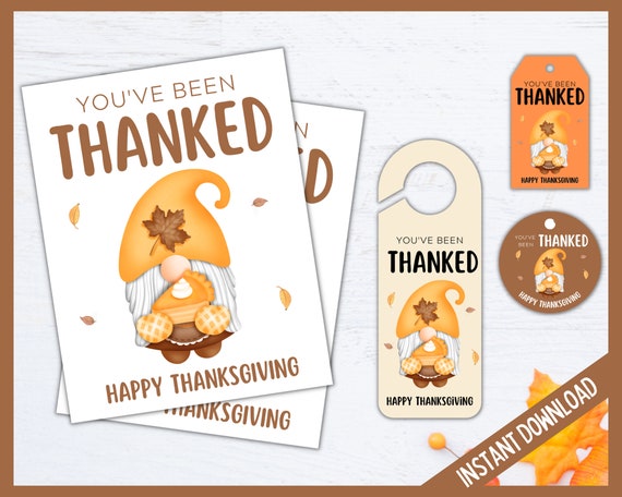 You've Been Thanked, Thanksgiving I've Been Thanked, Neighbors Friends ...