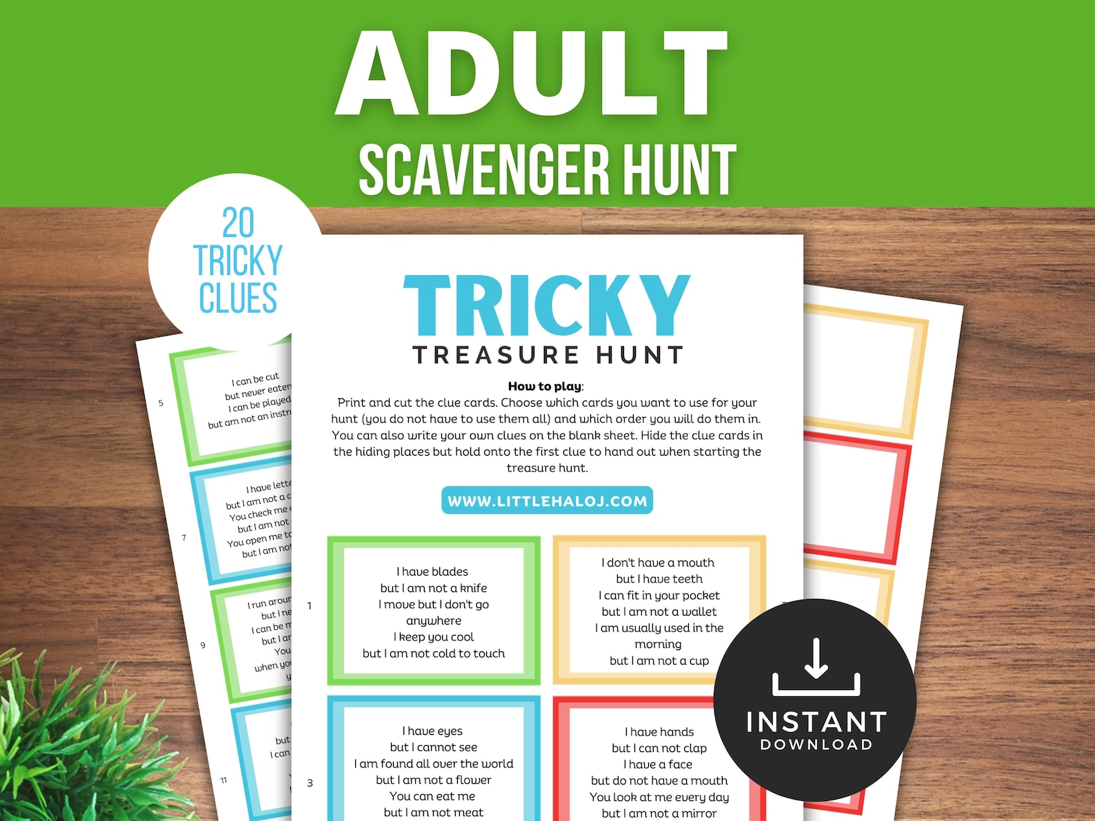 Adult Scavenger Hunt Printable, Treasure Hunt, Teen Scavenger Hunt, at ...
