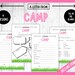 Printable Letter From Camp, Summer Camp Stationery, Kids Summer Camp ...