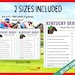 Kentucky Derby True or False Trivia Game, Triple Crown Party Game ...