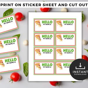 What's Your Pizza Name, Pizza Party Printable Game, Pizza Name ...