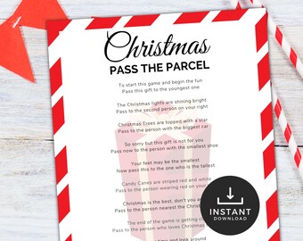 Christmas Left Right Game, Christmas Pass the Prize, Christmas Party ...