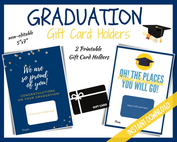 Graduation Gift Card Holder, Congrats Grad, Class of 2021, Grad Gift ...