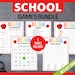 Back to School Printable Games Bundle, Classroom Activity, School Games ...