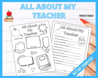 PRINTABLE Teacher Appreciation Teacher Letter End of the - Etsy