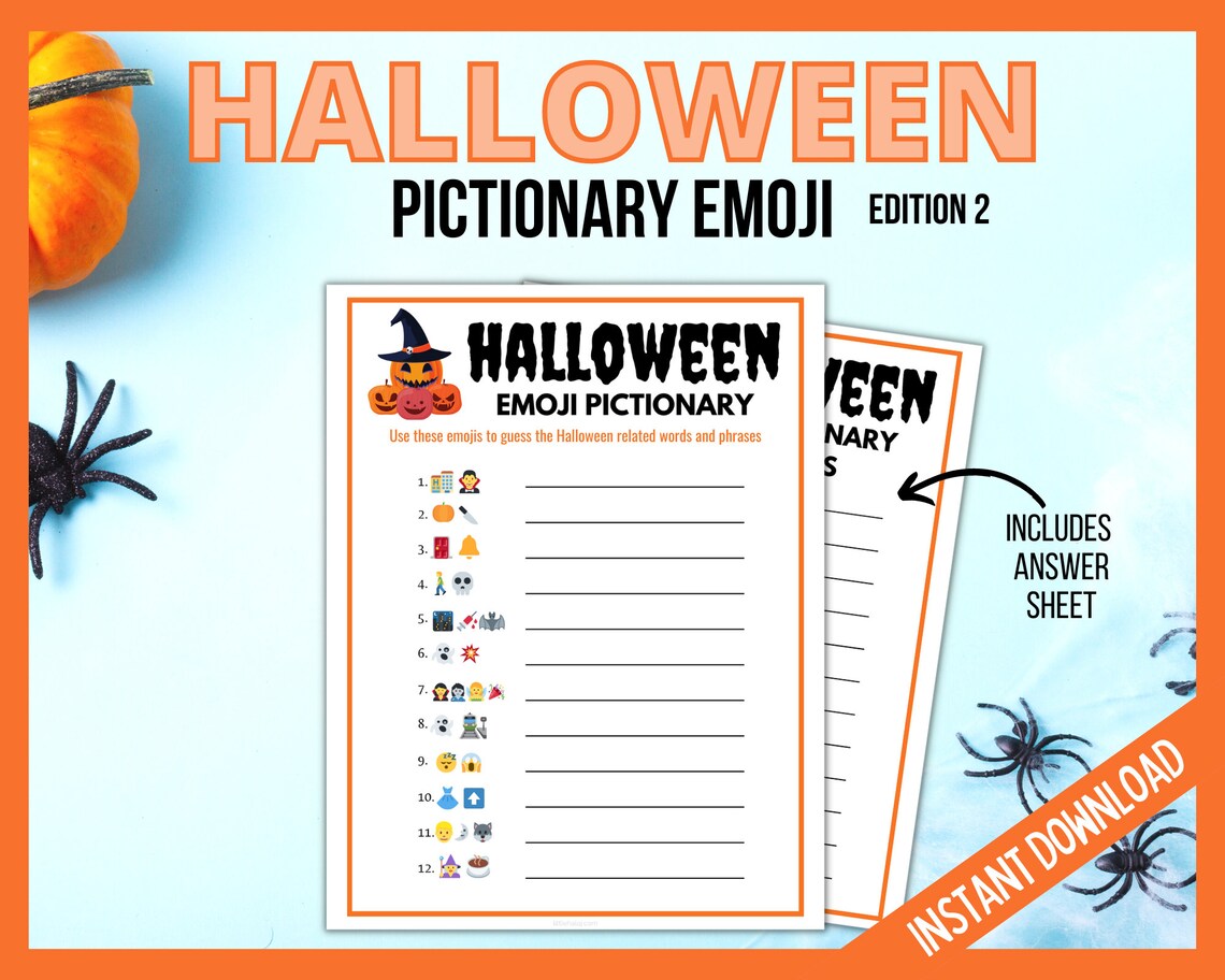 Halloween Games Teens Bundle, 8 Halloween Printable Games for Teens ...