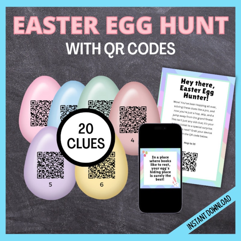 Scavenger Hunt Qr Codes - Etsy