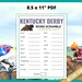 Kentucky Derby Printable Game, Kentucky Derby Word Scramble, Derby ...