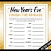 New Year's Eve Finish the Phrase, New Year's Eve Printable Party Game ...