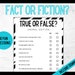Animal Fact or Fiction, True or False Game, Fun Teen Games, Teen Party ...