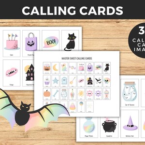 Pastel Halloween Bingo, Pink Halloween Party Game, Halloween Activity ...