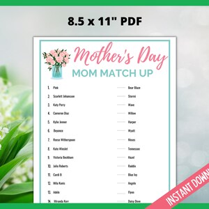 Mother's Day Celebrity Moms, Mother's Day Activity, Mothers Day ...