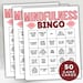 Mindfulness Bingo, Gratitude Bingo, Mindfulness Activity, Counseling ...
