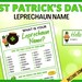 St Patrick's Day What's Your Leprechaun Name, Printable St Patrick ...