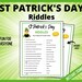 St Patrick's Day Riddles for Kids, St Paddy's Day Jokes, St Patricks ...