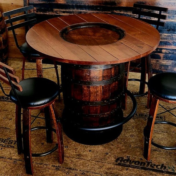 Wine Barrel Table - Etsy