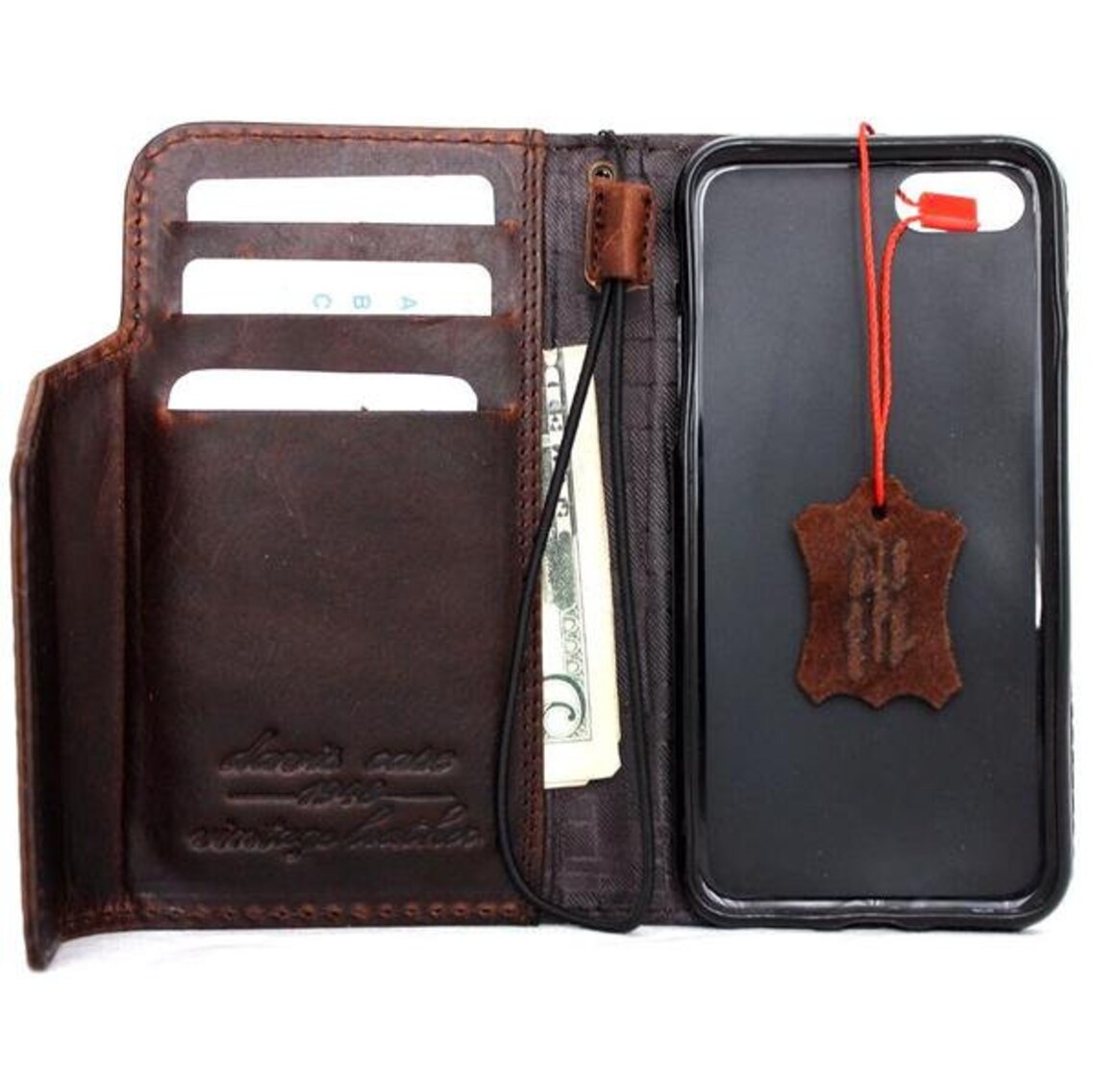 Apple Iphone SE 2020 Leather Cover Case Holder Wallet Cover - Etsy