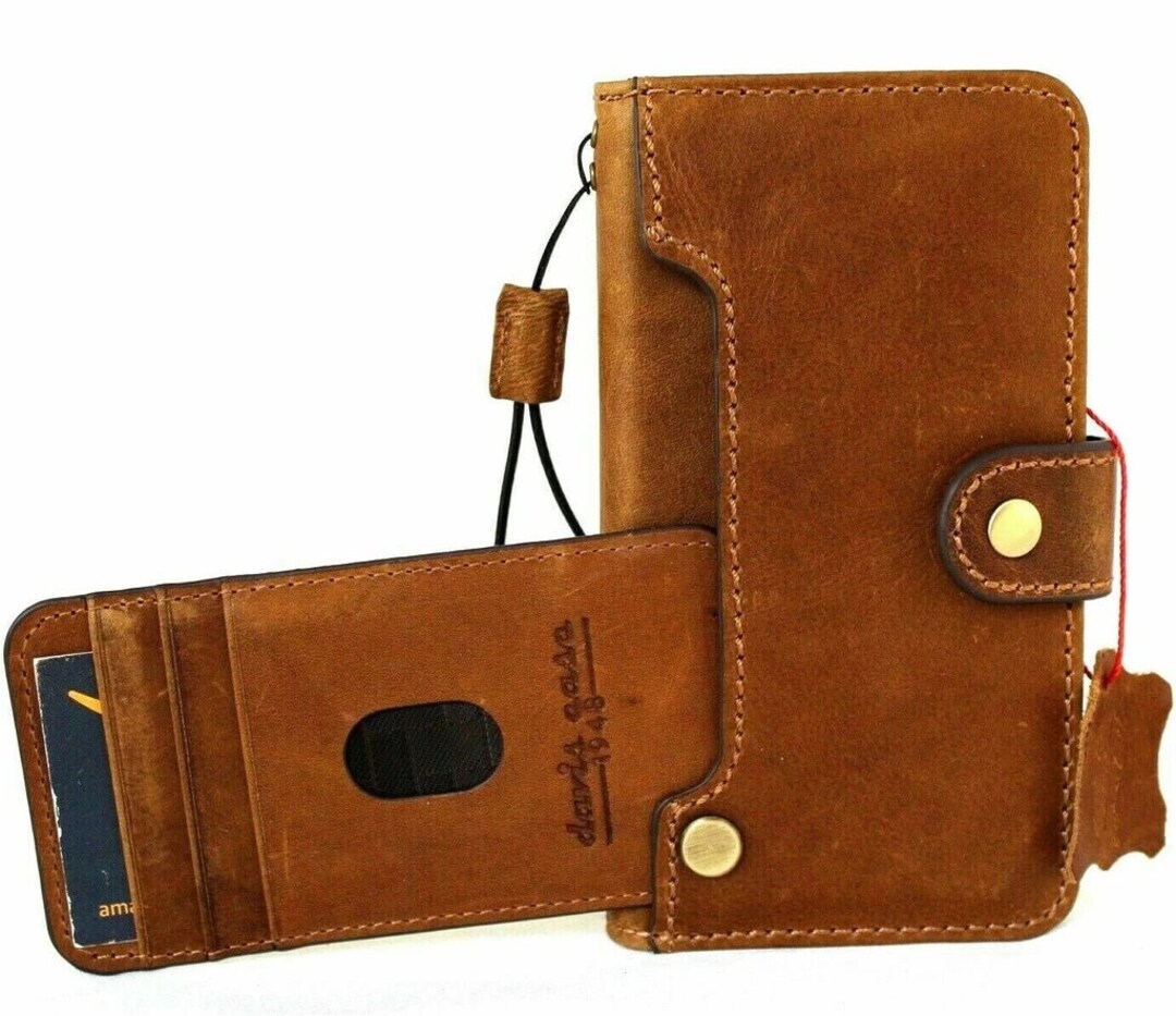 Apple iPhone 12 Leather Cover Case Holder Wallet Cover Cell - Etsy