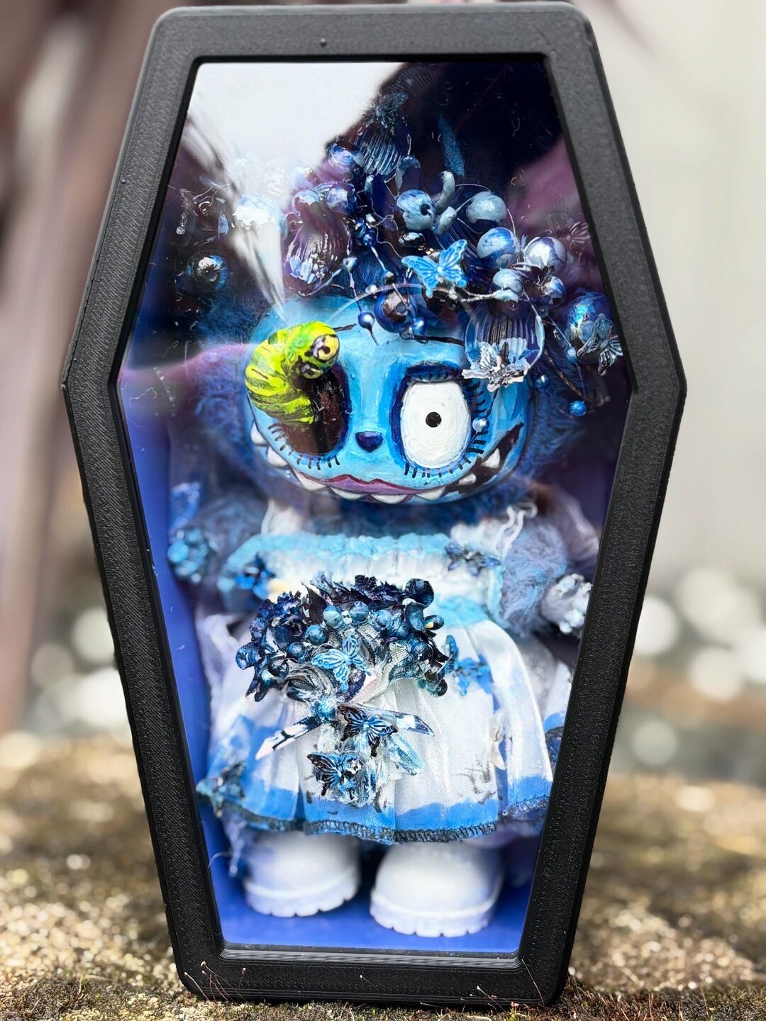 Custom Corpse Bride Emily LABUBU Custom Coffin Box Included - Etsy