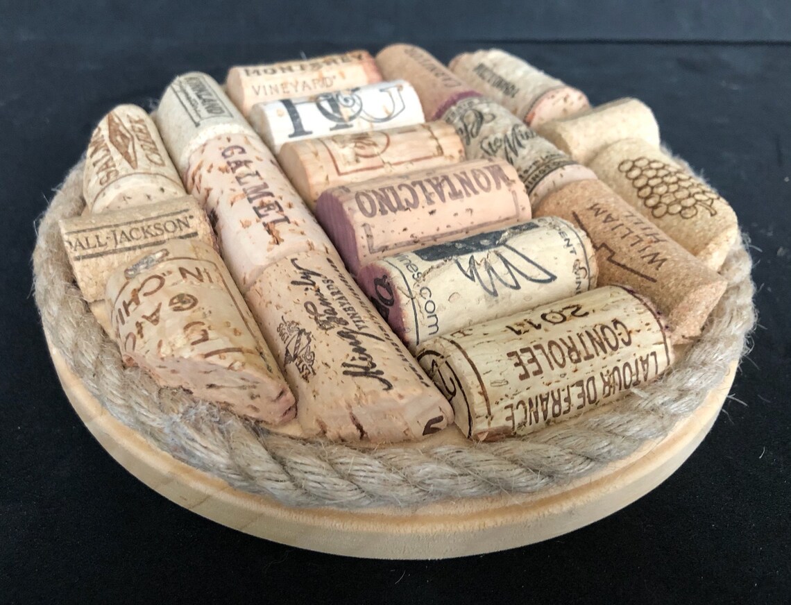 Round Wine Cork Trivet - Etsy