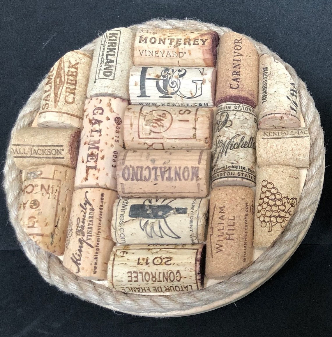 Round Wine Cork Trivet - Etsy