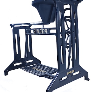 Singer 29K Cylinder Leather Patcher Industrial Sewing Machine Stand ...