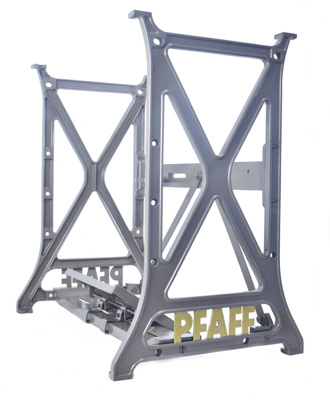 PFAFF Industrial Table Sewing Machine Old Cast Iron Stand Legs Original ...