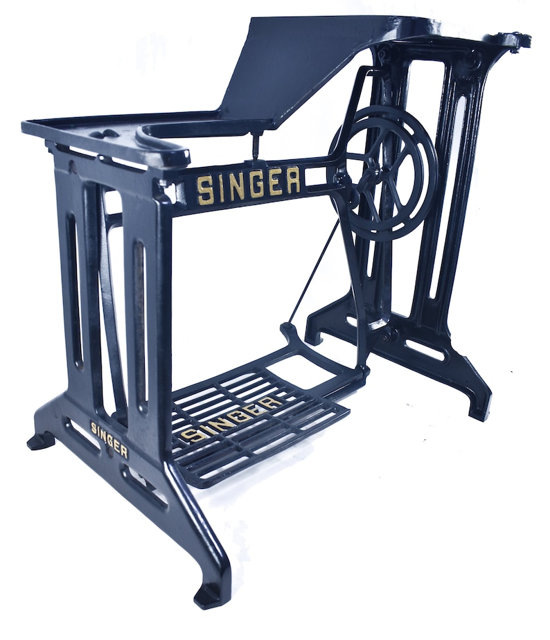 Singer 29K Cylinder Leather Patcher Industrial Sewing Machine Stand ...