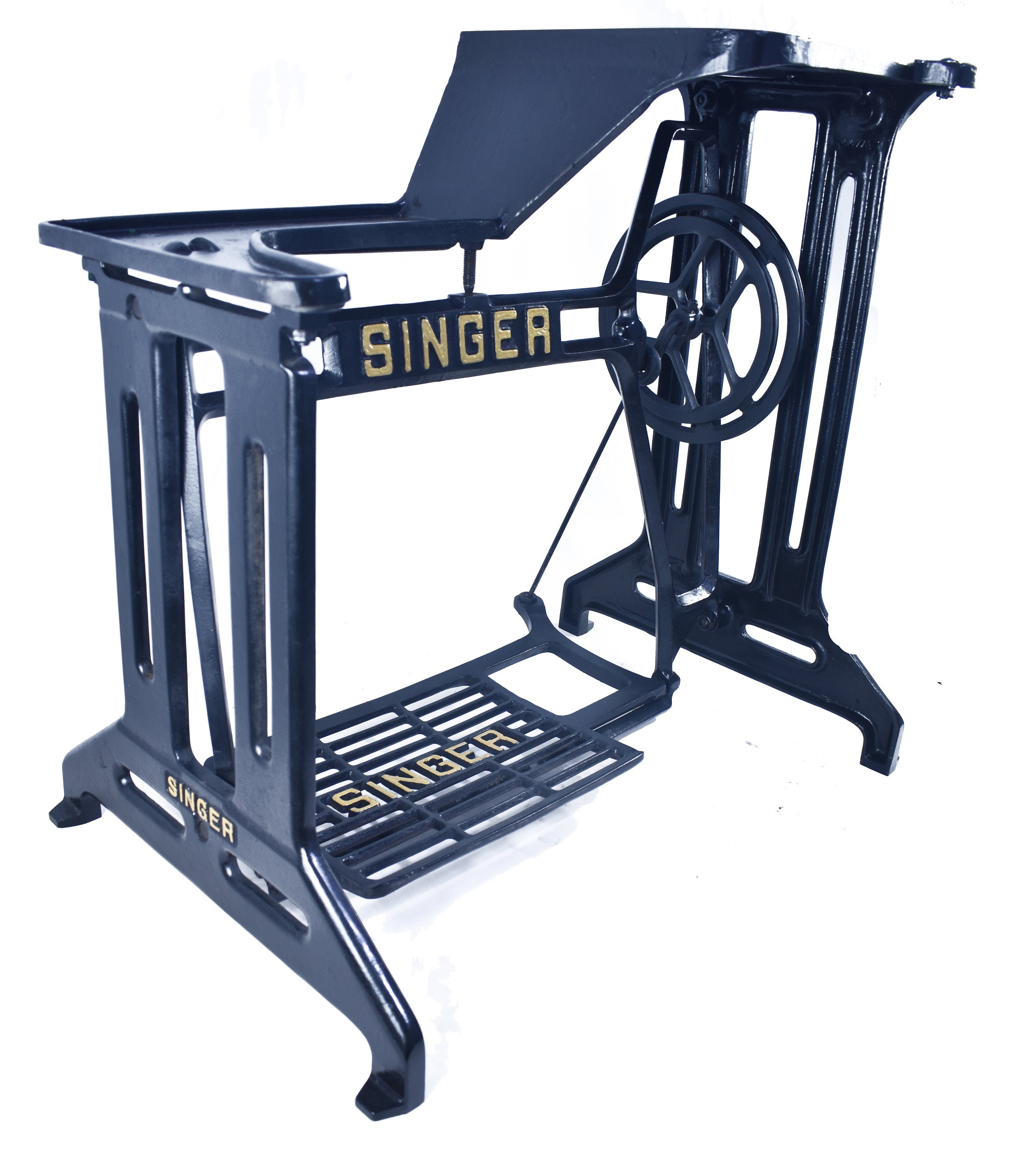 Singer 29K Cylinder Leather Patcher Industrial Sewing Machine Stand ...