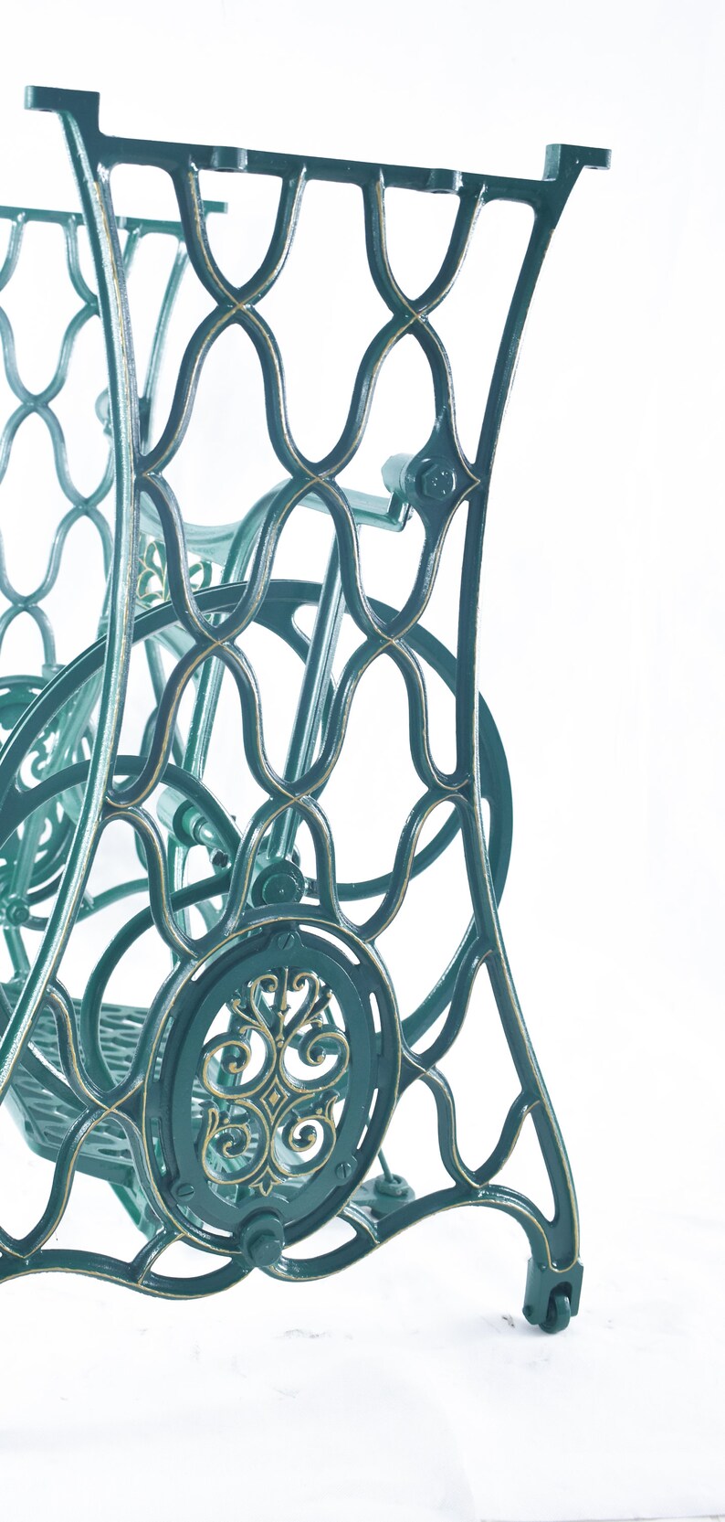 SINGER Sewing Machine Treadle Table Cast Iron Stand Legs Base 1930 - Etsy