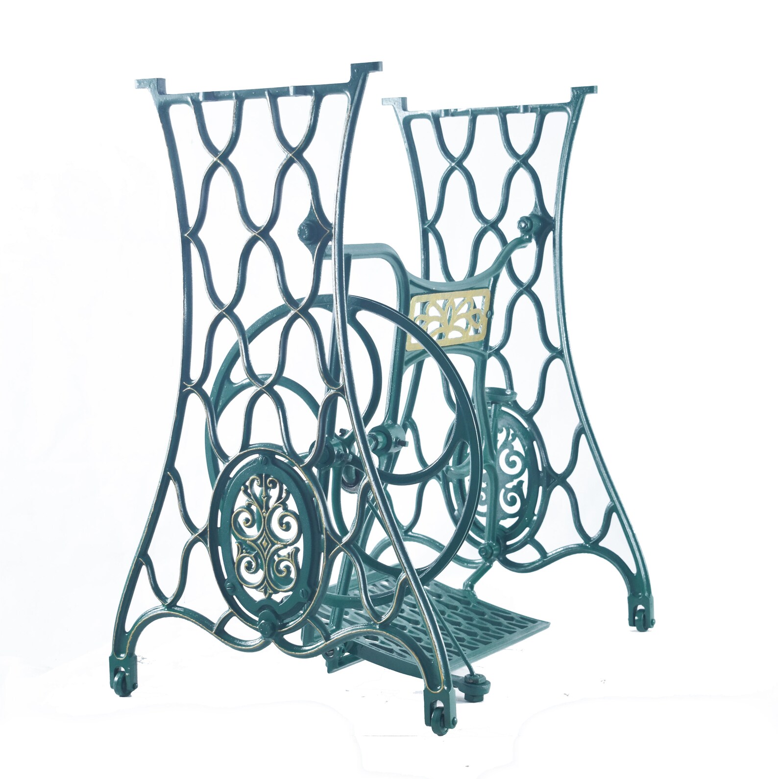 SINGER Sewing Machine Treadle Table Cast Iron Stand Legs Base 1930 - Etsy