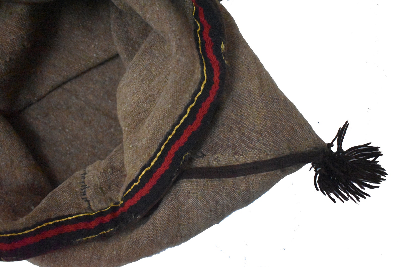 Vintage Woven Wool Traditional Dress Berber Islamic Djelaba Kechabeia ...