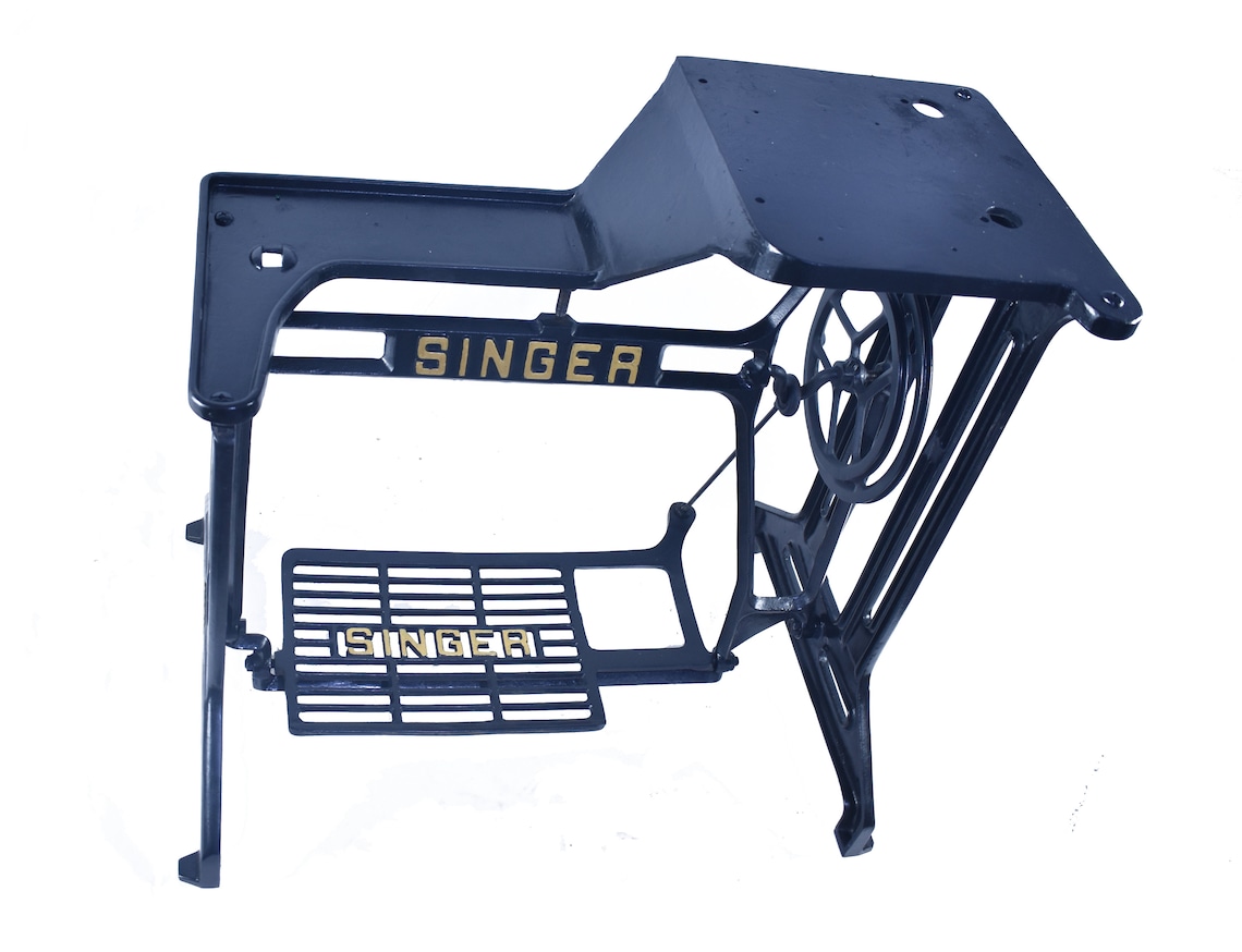 Singer 29K Cylinder Leather Patcher Industrial Sewing Machine Stand ...
