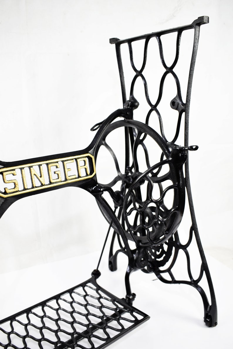 SINGER Sewing Machine Treadle Table Cast Iron Stand Legs Base 1930 - Etsy