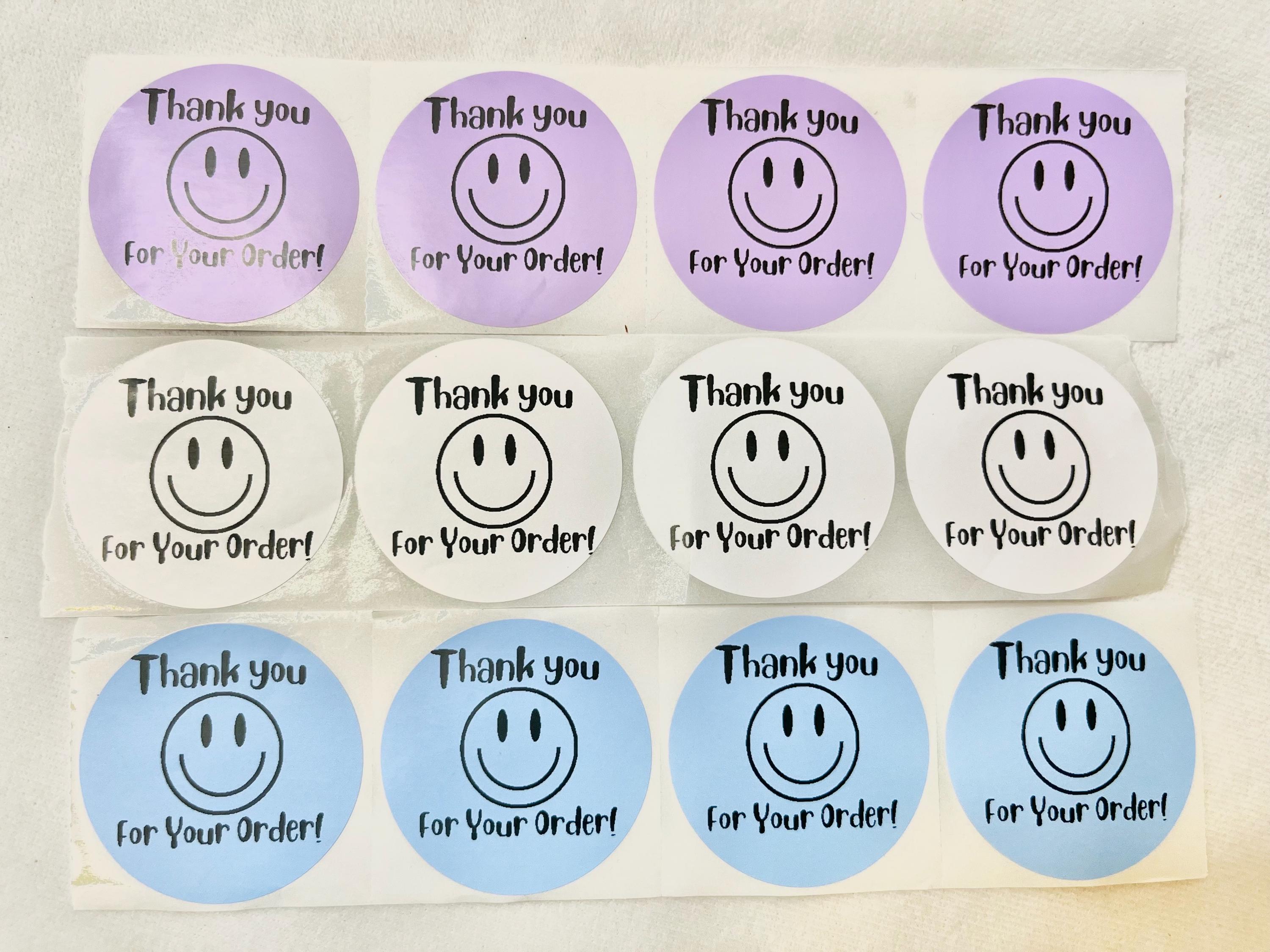 Thank You for Your Order Stickers - Etsy