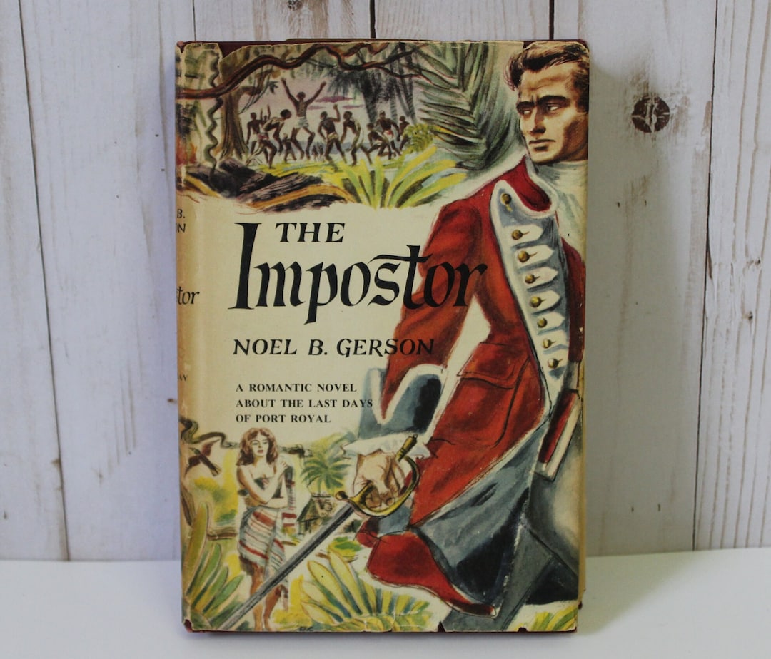 Vintage 1950 the Imposter Romantic Novel Pirates Port Royal Cover Art ...