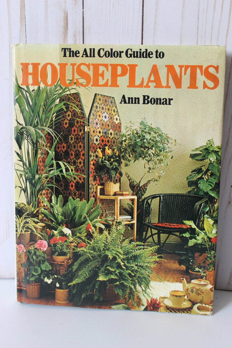 Vintage 70s the Color Guide to Houseplants Book Succulents 1977 // MCM ...