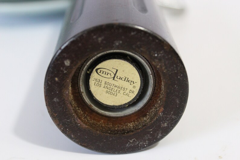 Vintage Early Mr. Dudley Los Angeles Wood 8 1/2 Inches Pepper Mills ...