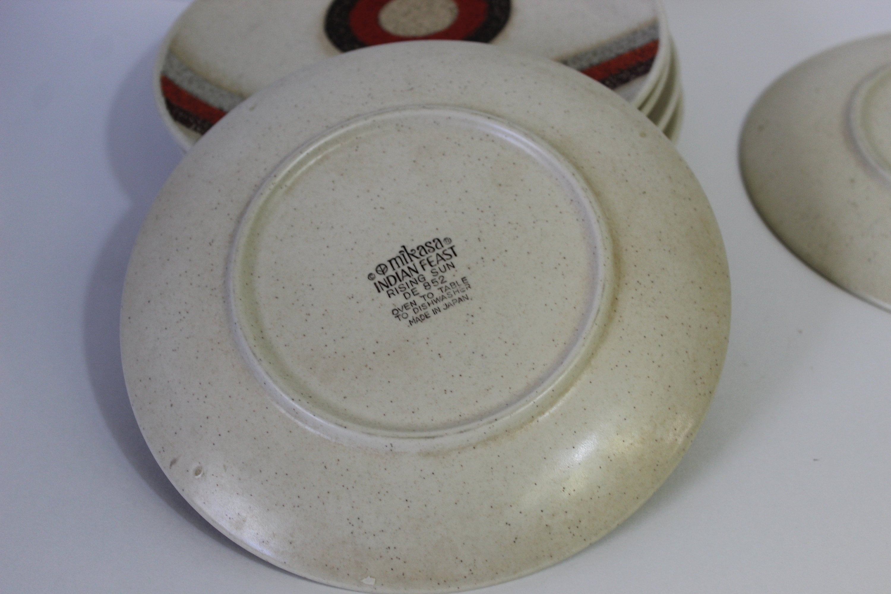 Mikasa Indian Feast HTF Crossroads Rising Sun 7 7/8 Side Salad Dessert ...