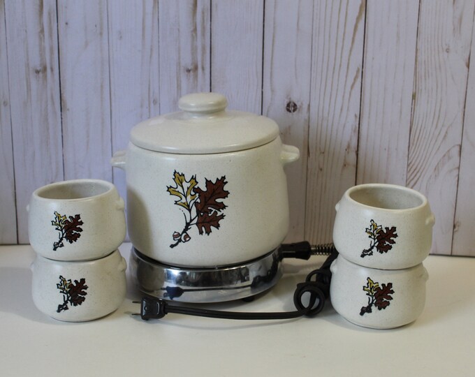 Vintage West Bend Complete Set Buffet Patio Server Bean Pot and Bowls ...