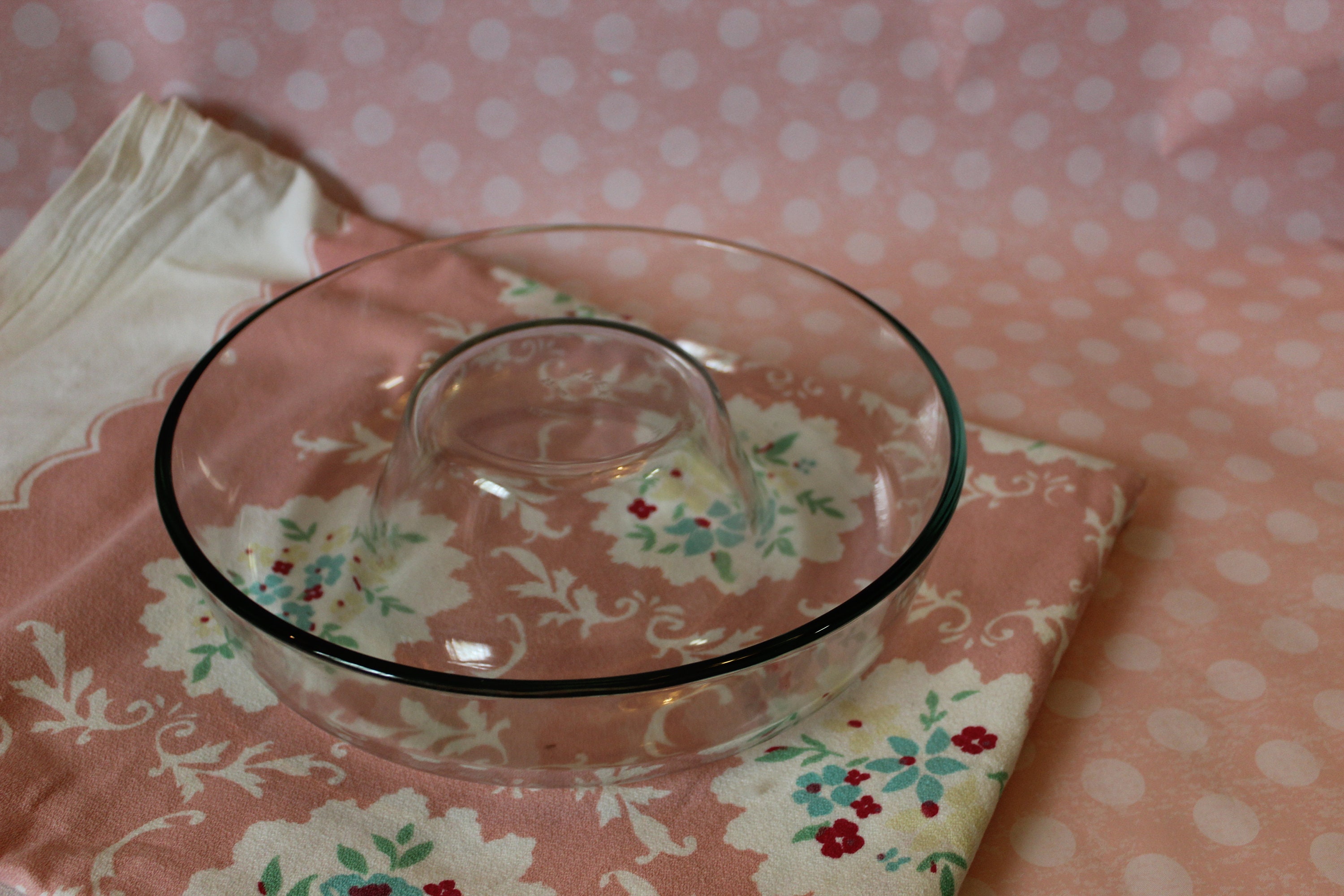 Vintage Pyrex France Patisserie Round Clear Glass Bundt Cake / - Etsy