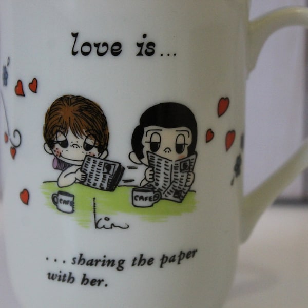 Kim Casali Love is Mug - Etsy