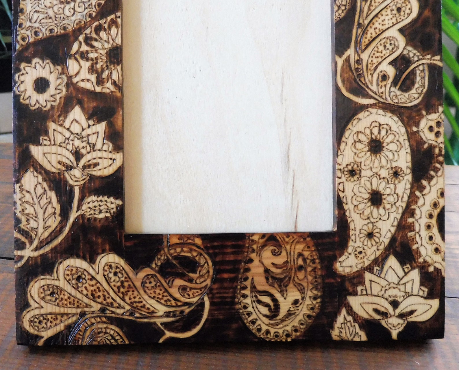 PYROGRAPHY PICTURE FRAME - Etsy